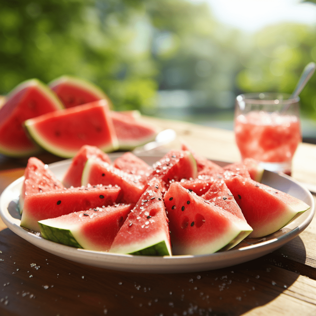 The Real Reason People Put Salt on Watermelon